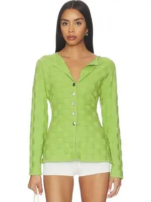 ALIGNE Olsen Knitted Shirt - Green