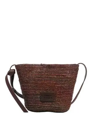 Bimba Y Lola Small Woven Shoulder Bag - Brown