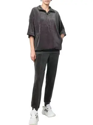Fear Of God Drawstring Velour Trousers - Grey