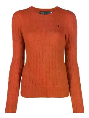 Polo Ralph Lauren Polo Pony Cable-knit Jumper - Red