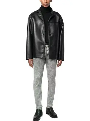 DIESEL® Diesel Marble Pattern Skinny Jeans Grey