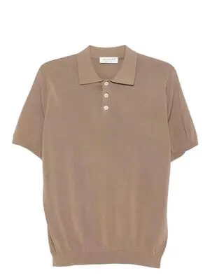 JEORDIE'S Short-sleeve Polo Shirt - Neutrals