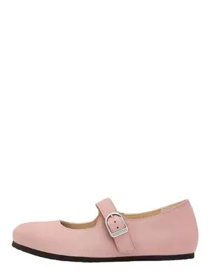 BIRKENSTOCK Birkenstock Leather Ballet Flats Pink