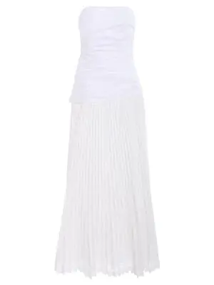 Simkhai Annalise Cotton Lace Midi Dress - Ivory