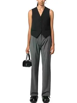 THE GARMENT High-waisted Tailored Trousers - Grey