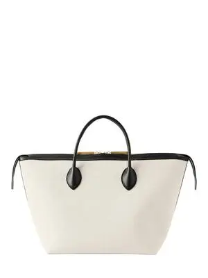 Khaite Kasia Canvas Tote - Neutrals