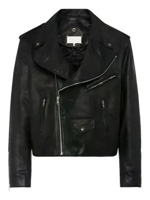 MAISON MARGIELA Leather Jacket - Black
