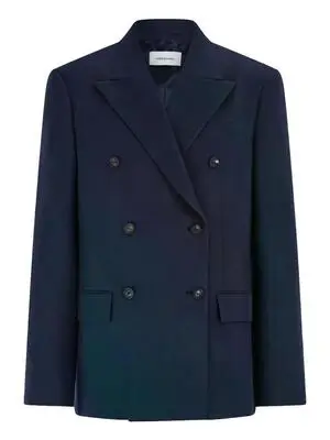 FERRAGAMO Double Breasted Blazer - Blue