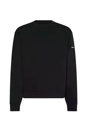 Karl Lagerfeld Logo Patch Sweatshirt - Black