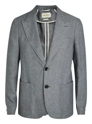OLIVER PEOPLES Pinstripe Cotton-blend Blazer