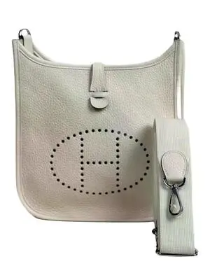 Hermès 2025 Evelyne 23 Clemence Shoulder Bag Neutrals