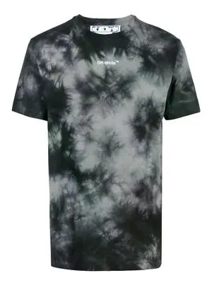Off-White Tie-dye Print T-shirt - Grey