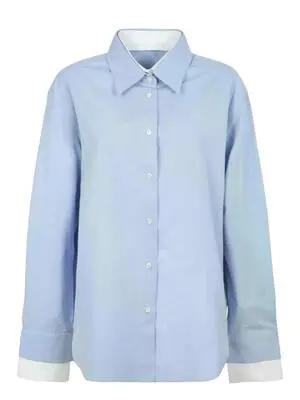 Acne Studios Layered Collar Shirt - Blue