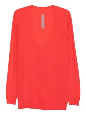Rick Owens Extreme V-neck Sweater - Orange