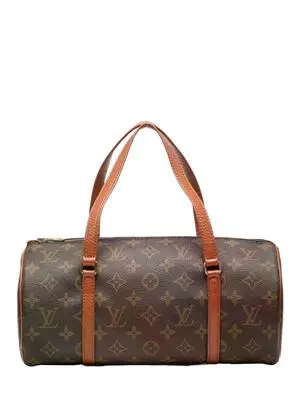 LOUIS VUITTON Monogram Papillon 30 Handbag - Brown