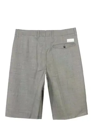 NINE:INTHE:MORNING Tailored Pleated Shorts - Grey