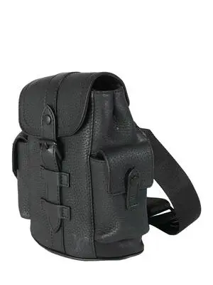 LOUIS VUITTON Nano Christopher Leather Backpack - Black