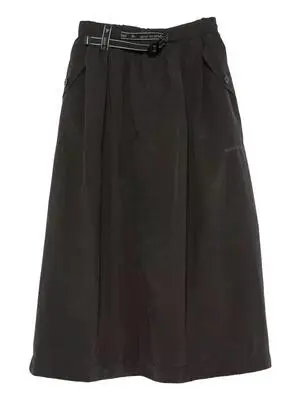 AND WANDER Cargo Midi Skirt - Black