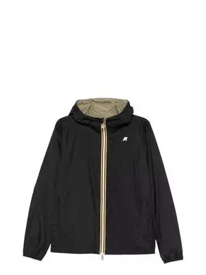 K-WAY Jake Hooded Zip-up Jacket - Black
