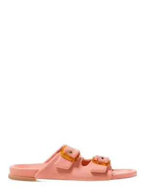 ERES Izai Buckle Strap Mules - Pink