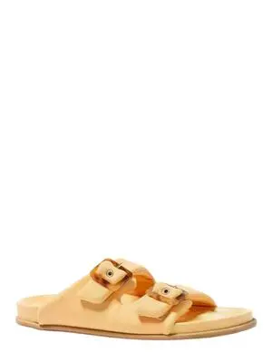 ERES Izia Mules With Buckle Detailing - Yellow