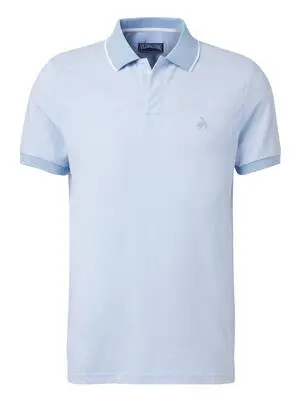 Vilebrequin Cotton Pique Polo Shirt - Blue
