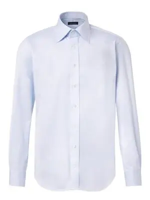 Thom Sweeney Cotton Shirt - Blue