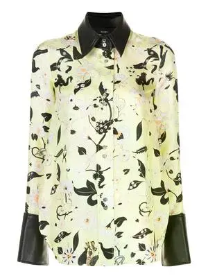 ELLERY Floral Print Blouse - Yellow