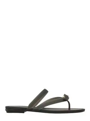 FERRAGAMO Vara Bow Jelly Thong Sandals - Black