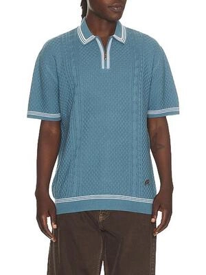 MALBON Navarro Polo Aegean Blue
