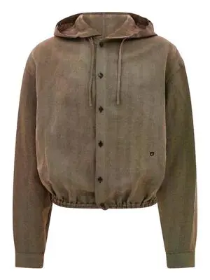 FERRAGAMO Hooded Lightweight Blouson - Brown