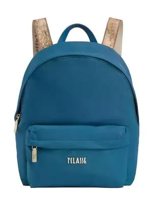 ALVIERO MARTINI 1° CLASSE Alviero Martini 1a Classe Logo-plaque Map-print Backpack - Blue