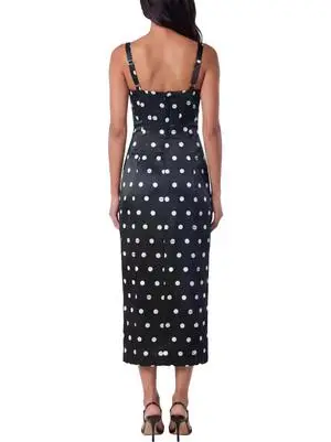 NICHOLAS Dominique Panelled Maxi Dress - Black
