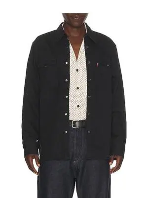 LEVI'S Barstow Western Standard Shirt In . Also - Black
