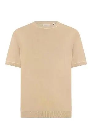 Gant Short-sleeve Crew-neck T-shirt - Neutrals
