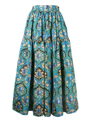 La DoubleJ Printed Radzmir Skirt - Blue