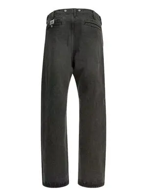Needles Logo Patch Jeans - Black