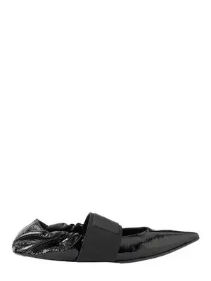Givenchy Crush Leather Ballet Flats - Black