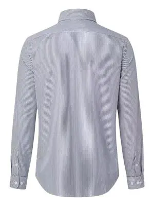 Corneliani Vertical-stripe Long-sleeve Shirt - Grey