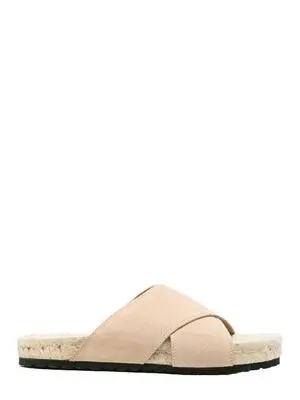 Manebí Crossover Strap Espadrilles - Neutrals