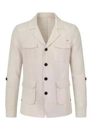 HOOD Flap-pockets Jacket - Neutrals