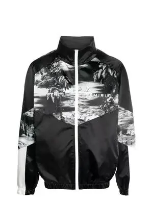 Amiri Graphic Print Track Jacket - Black