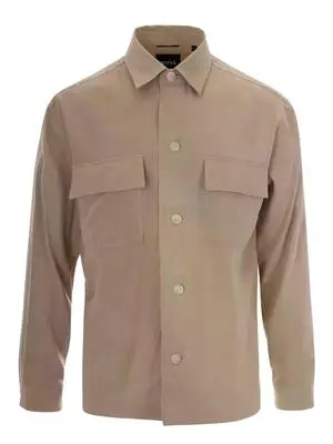 BOSS Flap-pocket Shirt - Neutrals