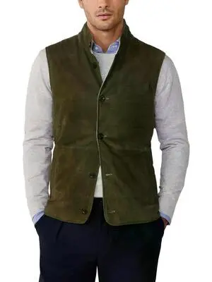 HACKETT LONDON Reversible Gilet - Green