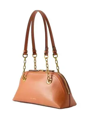 Karl Lagerfeld Small K/autograph Logo-plaque Shoulder Bag - Brown
