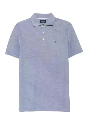 HACKETT  Logo-embroidered Polo Shirt - Blue