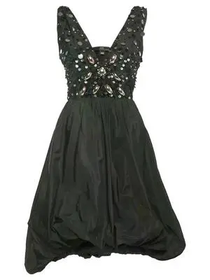 Elisabetta Franchi Embellishment Dress - Black