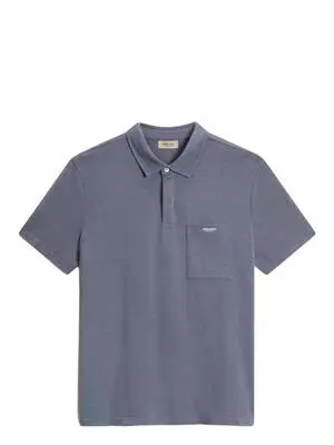 Woolrich Slub-jersey Pocket Polo Shirt - Blue