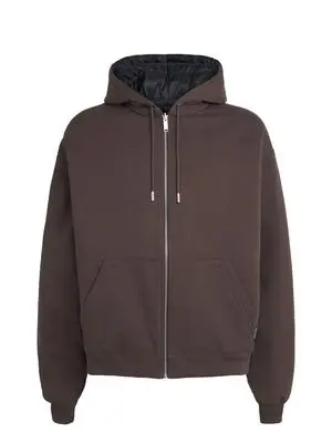 Canada Goose Organic Cotton Reversible Fuse Down Hoodie - Brown