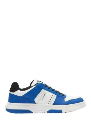 Tommy Hilfiger Panelled Colour-block Sneakers - Blue